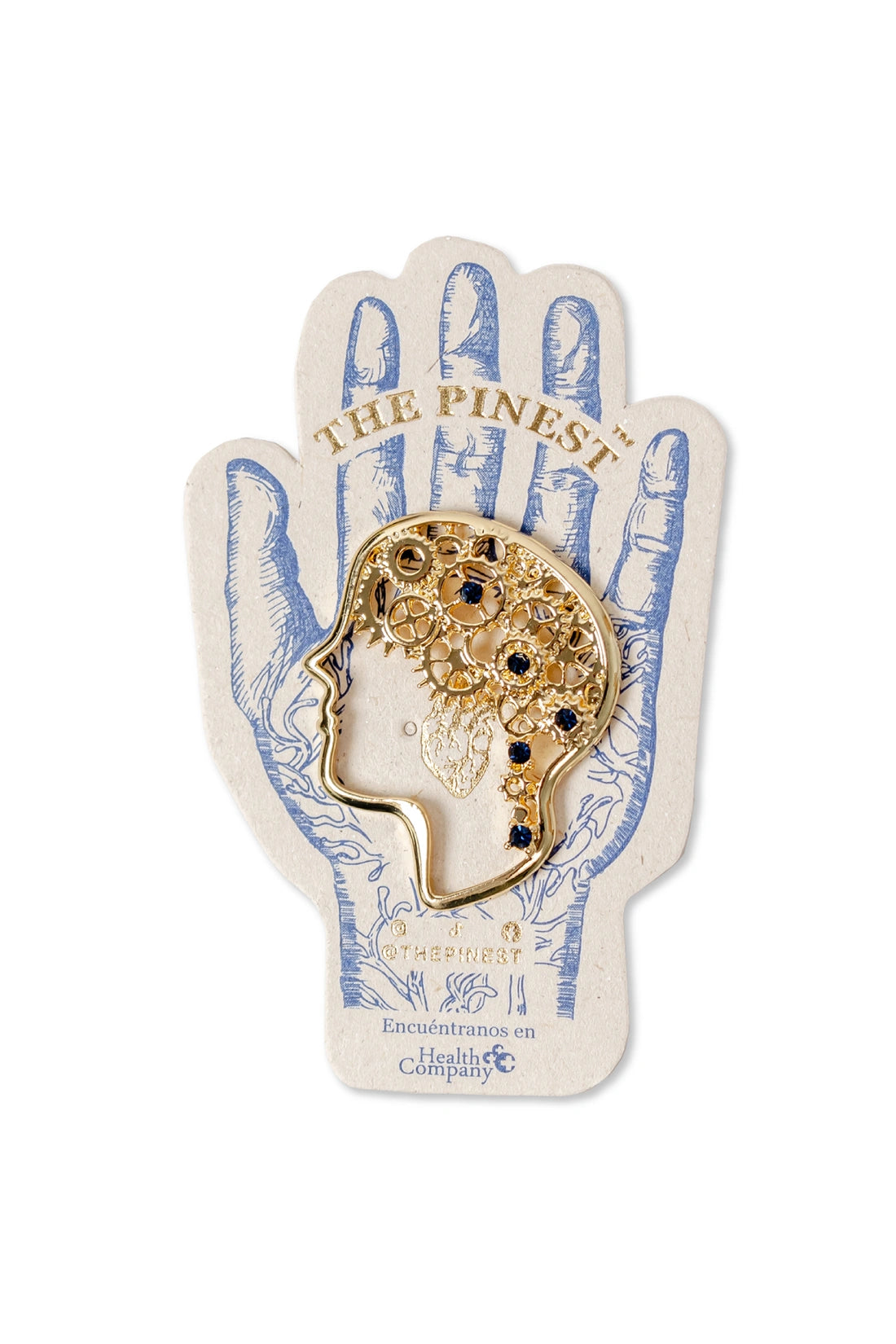 PIN UNISEX THE PINEST PIN.CABEZA.DORADA – Health Company